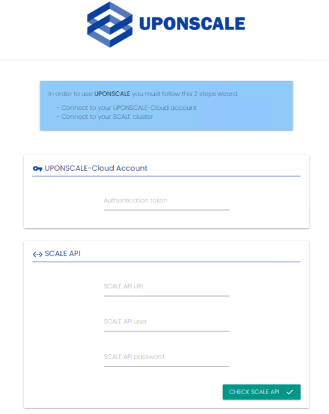 UPONSCALE install - FOR SCALE COMPUTING
